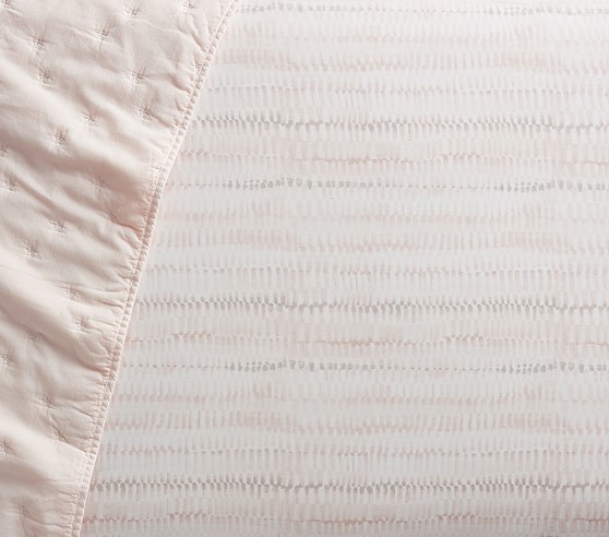 Brushstroke Crib Sheets | Pottery Barn Kids