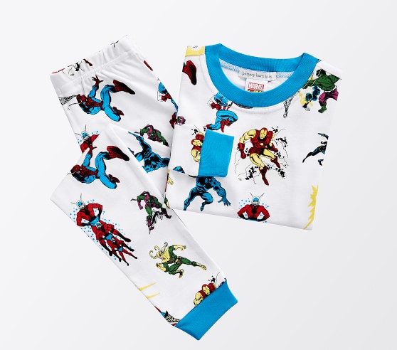 Marvel Heroes Tight Fit Kids Pajamas | Pottery Barn Kids