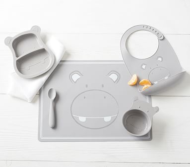 Hippo Silicone Placemat | Pottery Barn Kids