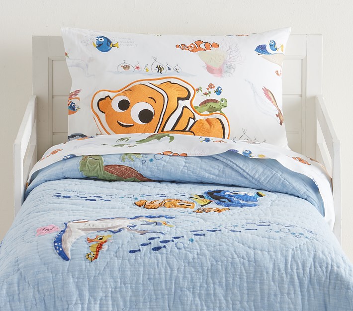 Disney and Pixar Finding Nemo Toddler Quilt | Pottery Barn Kids