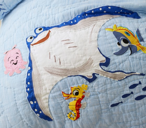 Disney and Pixar Finding Nemo Toddler Quilt | Pottery Barn Kids