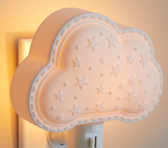 Ceramic Cloud Night Light | Pottery Barn Kids