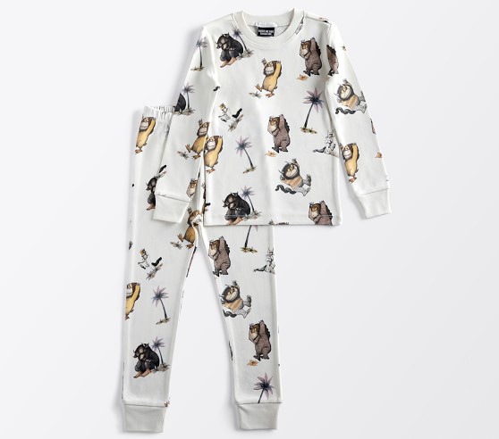 Where The Wild Things Are Organic Pajama Set | Pottery Barn Kids