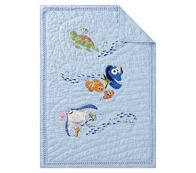 Disney and Pixar Finding Nemo Toddler Quilt | Pottery Barn Kids
