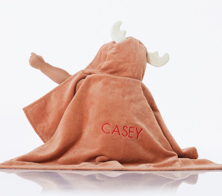 Rudolph® Baby Hooded Towel | Pottery Barn Kids