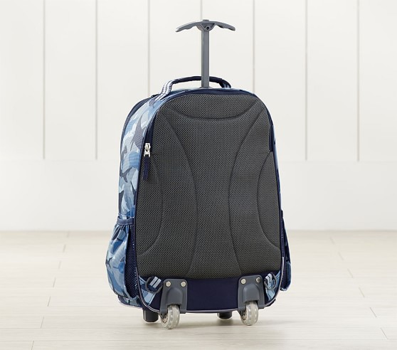 Mackenzie Navy & Blue Baseball Kids Backpack | Pottery Barn Kids