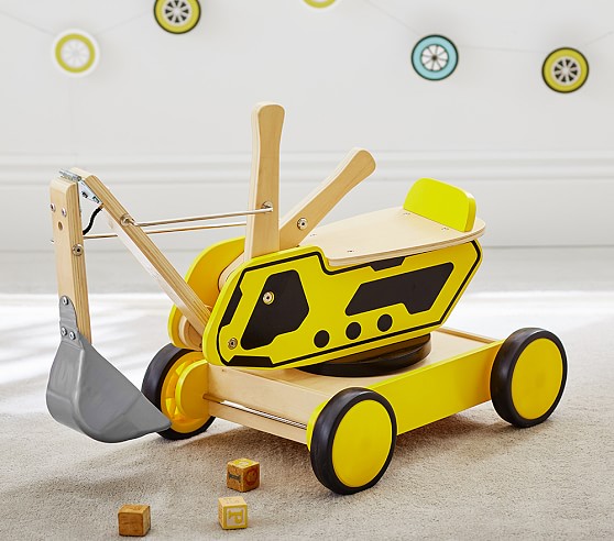 Digger Ride On Toy | Pottery Barn Kids