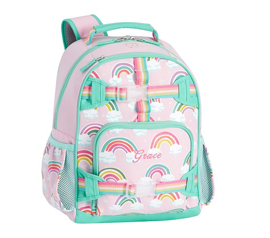 Pink Reflective Rainbow Kids Backpacks | Pottery Barn Kids