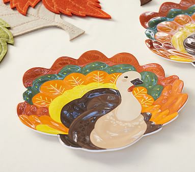 Thanksgiving Turkey Platter | Kids Table Decor | Pottery Barn Kids