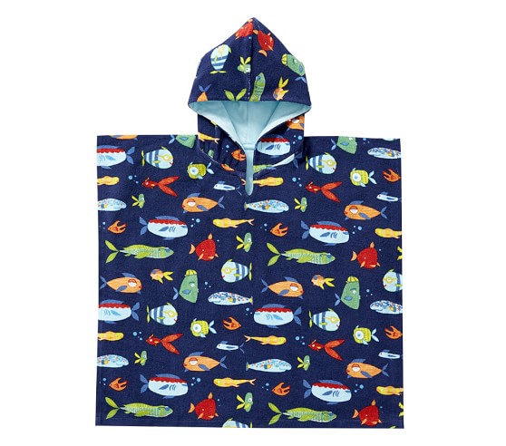 Funny Fish Poncho | Pottery Barn Kids