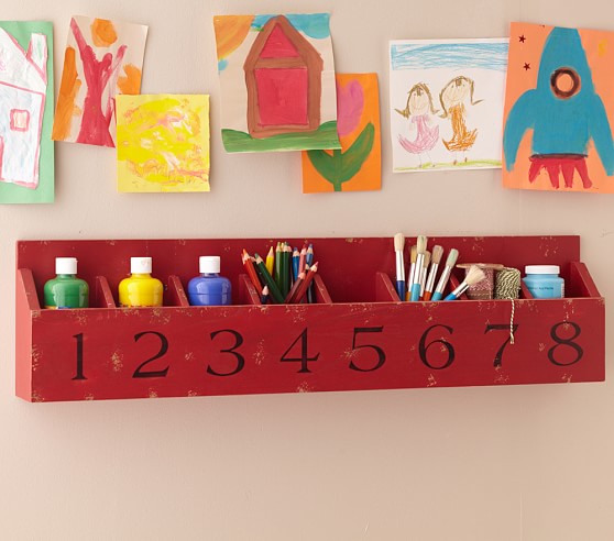 Number Cubby Shelf | Pottery Barn Kids
