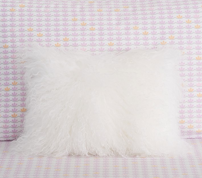 Mongolian Fur Decorative Kids' Pillow Sham | Pottery Barn Kids