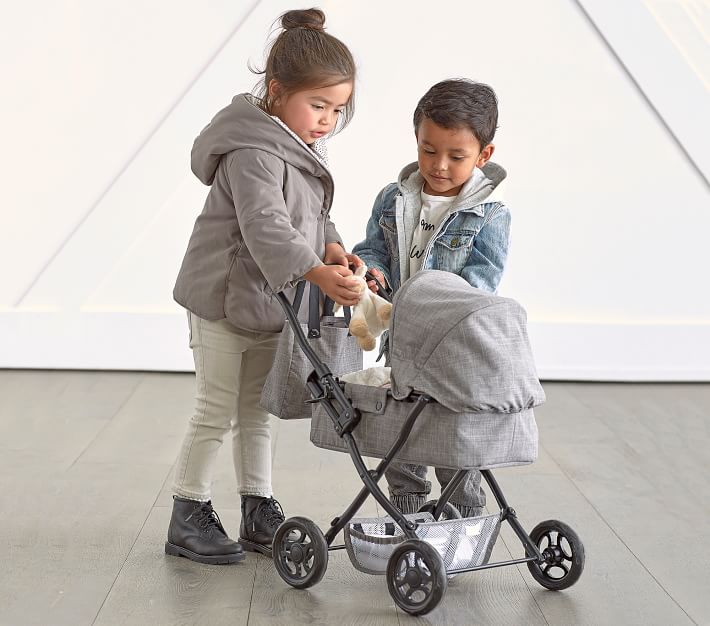 Broken Arrow Mini Baby Doll Pram Stroller | Doll Accessories | Pottery ...