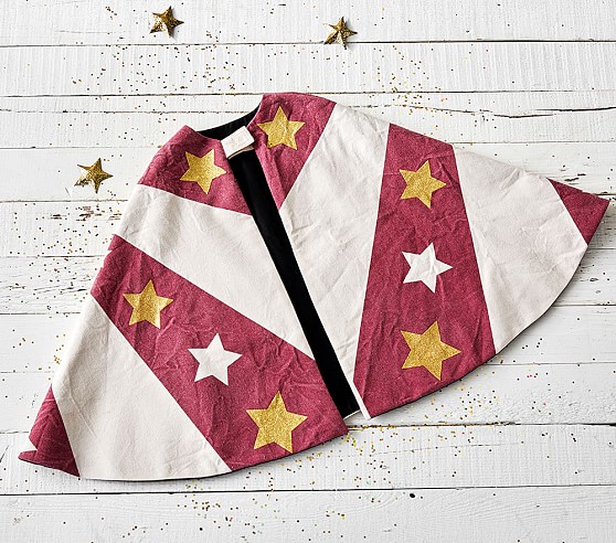 The Emily & Meritt Red & White Cape | Kids Dress Up Clothes | Pottery ...