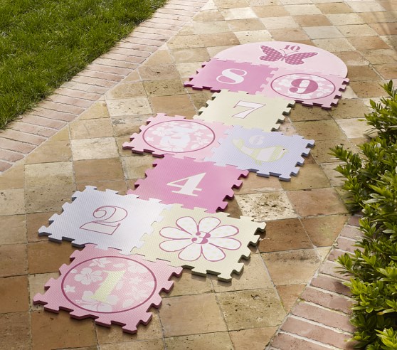 Flower Foam Hopscotch | Outdoor Toys | Pottery Barn Kids