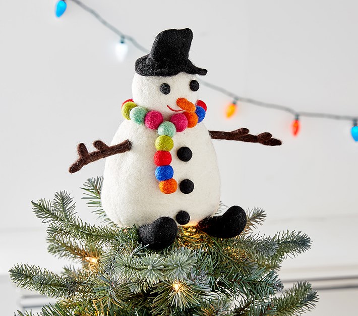 Merry And Bright Christmas Tree Topper | Pottery Barn Kids