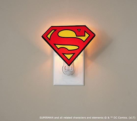 Superman Kids Night Light | Pottery Barn Kids