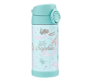 Mackenzie Aqua Magical Mermaid Kids Water Bottles & Thermos | Pottery ...
