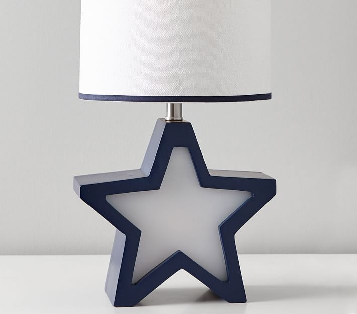 Wood Star Base | Kids Lamp | Pottery Barn Kids