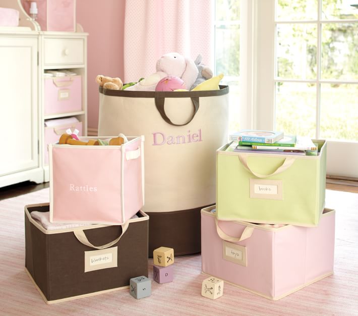 Large Canvas Box Storage | Pottery Barn Kids