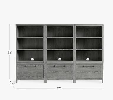 Charlie Wall 3 Drawer Base Set | Playroom Storage | Pottery Barn Kids