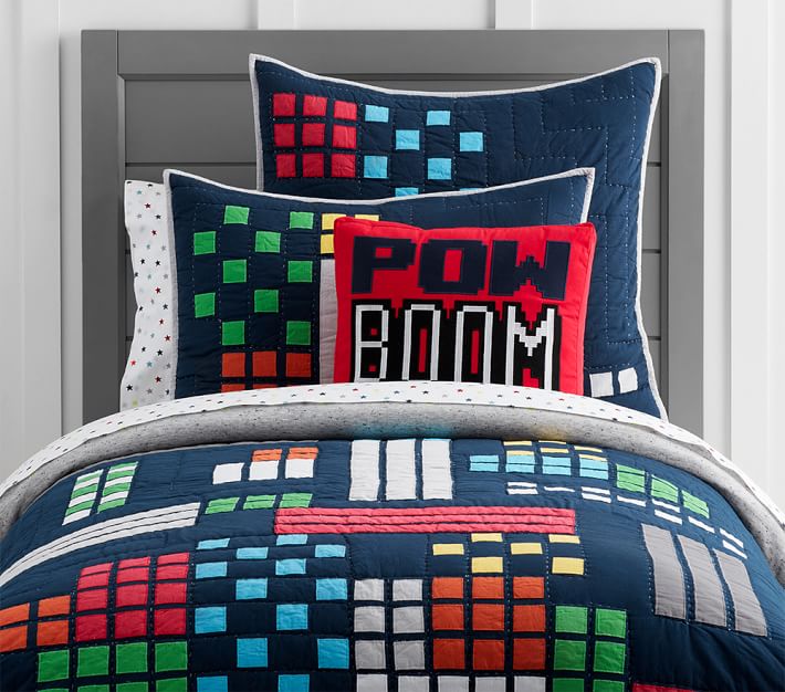 Tyler Block Kids' Comforter Set | Pottery Barn Kids