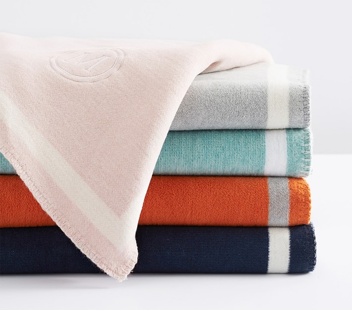 Fuzzy Border Baby Blanket | Pottery Barn Kids