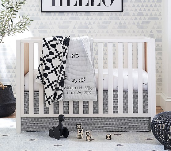 Organic Panda Crib Sheets | Pottery Barn Kids