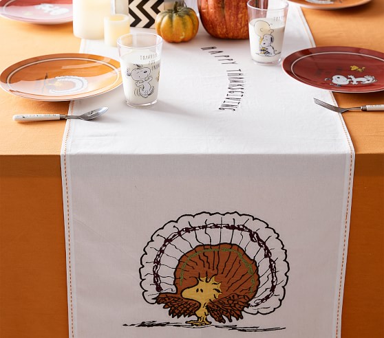 Peanuts® Thanksgiving Runner | Kids Table Decor | Pottery Barn Kids