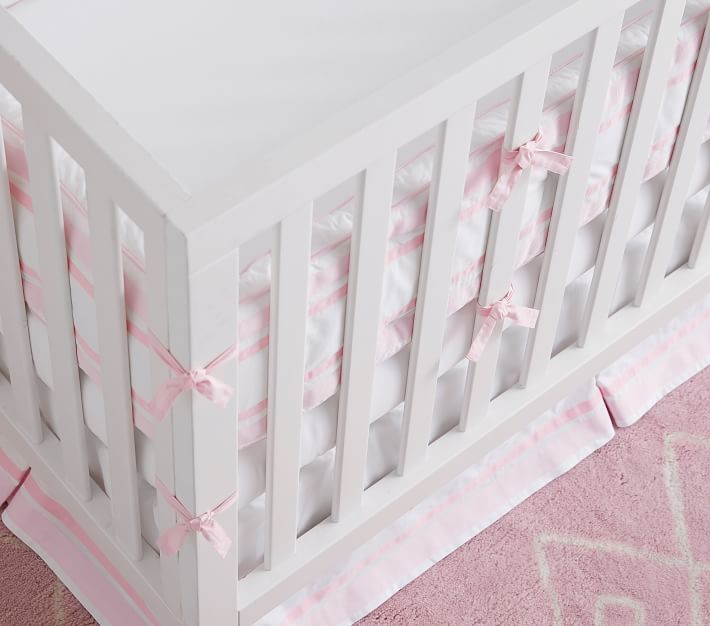 Light Pink Harper Baby Bedding | Crib Bedding | Pottery Barn Kids