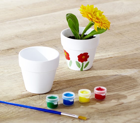 Paint a Flower Pot Kit | Outdoor Toys | Pottery Barn Kids