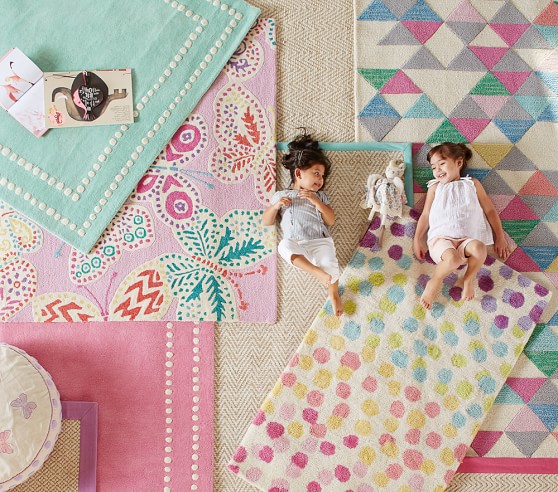 Rainbow Dot Rug | Patterned Rugs | Pottery Barn Kids