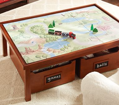 Reversible Train Mat | Pottery Barn Kids