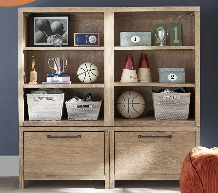 Charlie Wall 2 Drawer Base Set | Playroom Storage | Pottery Barn Kids