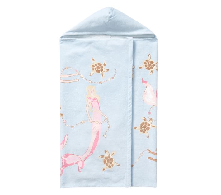 Isabelle Mermaid Hooded Beach Towel | Pottery Barn Kids