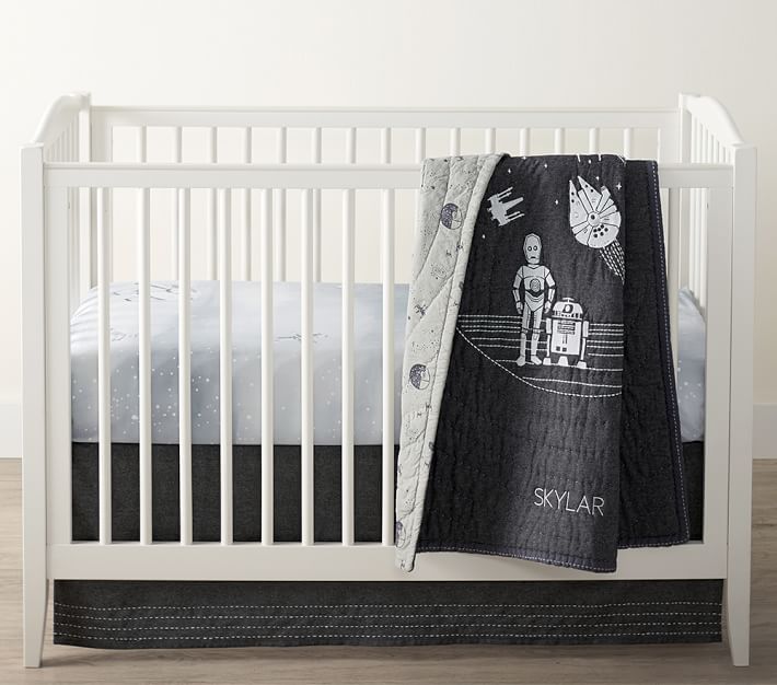 Star Wars™ Picture Perfect & Allover Sky Organic Crib Sheet Bundle ...