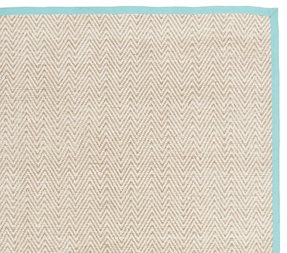 Chenille Jute Thin Solid Border Rug | Solid Color Rug | Pottery Barn Kids