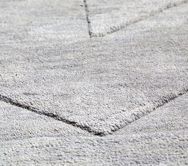 west elm x pbk Carved Triangles Modern Kids Wool Rug | Pottery Barn Kids