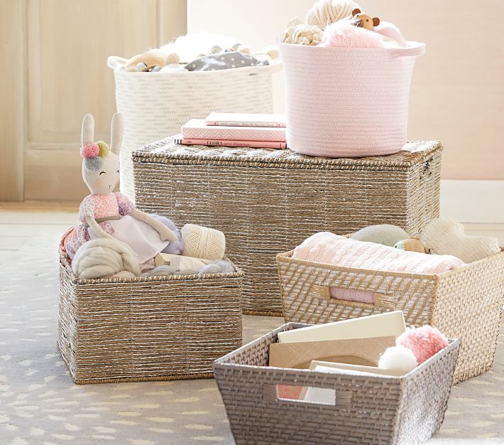 Gold Rope Storage | Kids Storage | Pottery Barn Kids
