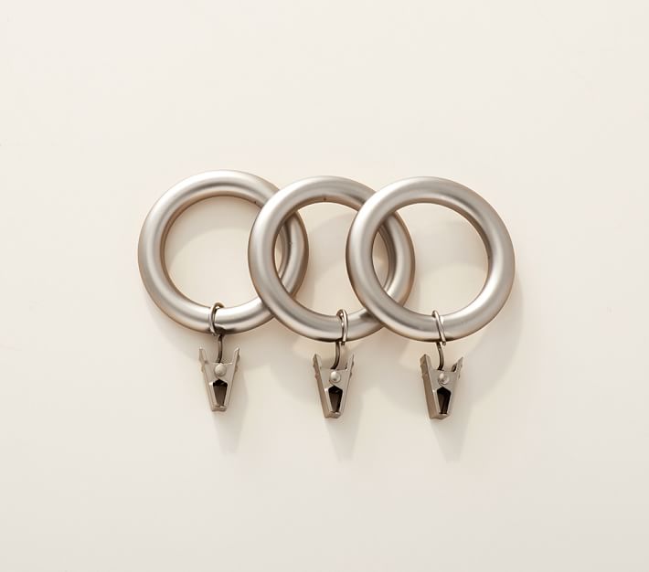 Metal Clip Rings - Set of 10 | Kids Window Hardware | Pottery Barn Kids
