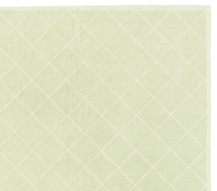Lux Trellis Rug - Green | Patterned Rugs | Pottery Barn Kids