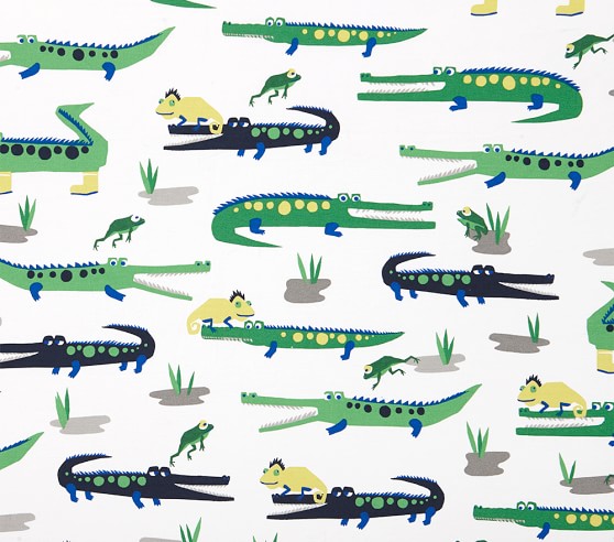 Alligator Kids' Sheet Set | Pottery Barn Kids