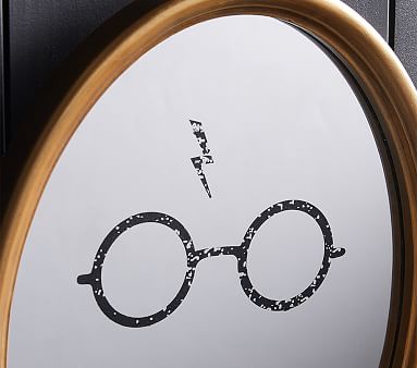 HARRY POTTER™ Gold Wizard Kids Mirror | Pottery Barn Kids