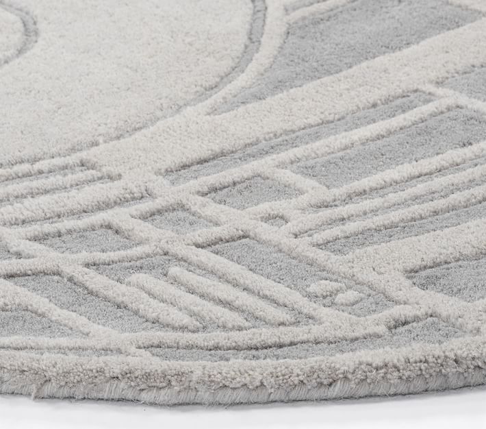 Death Star™ Round Rug 4 ft Round | Patterned Rugs | Pottery Barn Kids