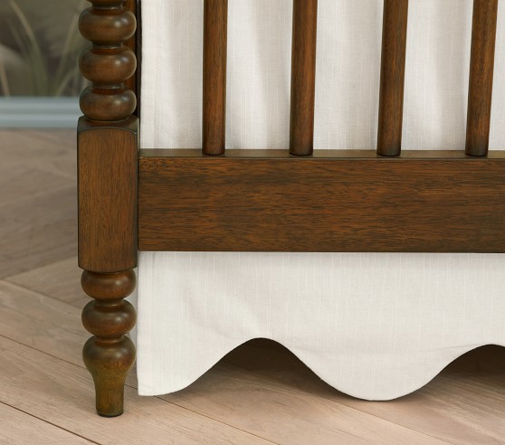 Chris Loves Julia Turned Wood Convertible Crib | Pottery Barn Kids
