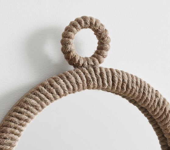 Natural Rope Small Round Mirrors, Set of 2 | Pottery Barn Kids