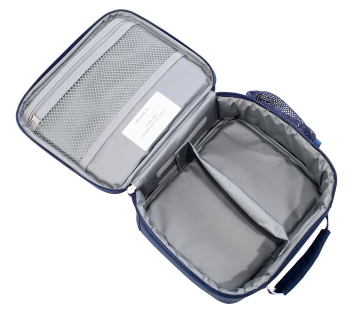 Mackenzie Navy Solid Lunch Boxes | Pottery Barn Kids