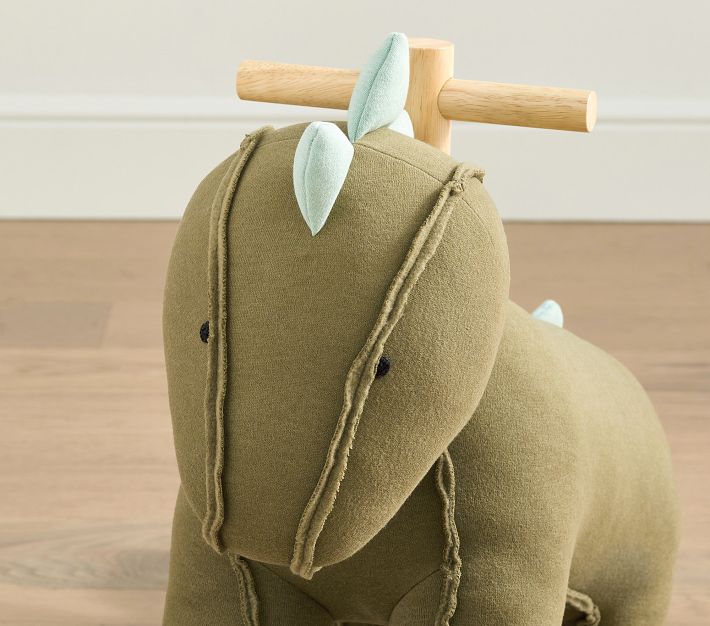 Dino Cotton Plush Nursery Rocker | Pottery Barn Kids