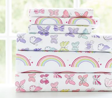 Butterfly Kids' Sheet Set | Pottery Barn Kids