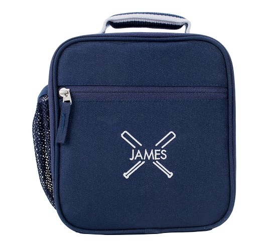 Mackenzie Navy Solid Lunch Boxes | Pottery Barn Kids